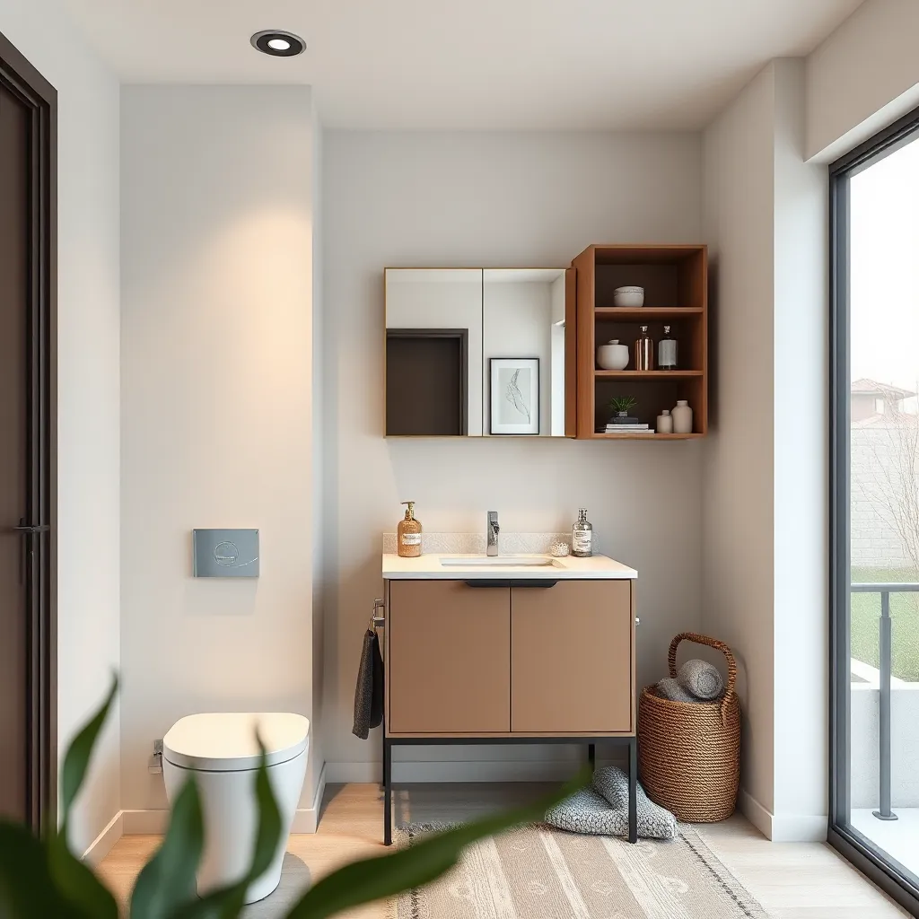 Küçük Banyolar için Banyo Dolabı Tasarım Rehberi